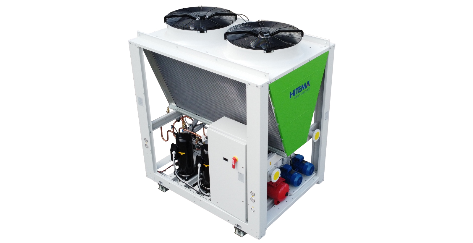 Hitema SBS-MC Series Modular Chiller with Microchannel Condenser Coil